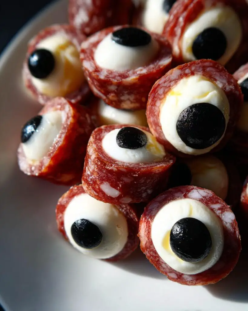 Best 20-Minute Salami Mozzarella Eyeballs Recipe – Halloween Hit ...