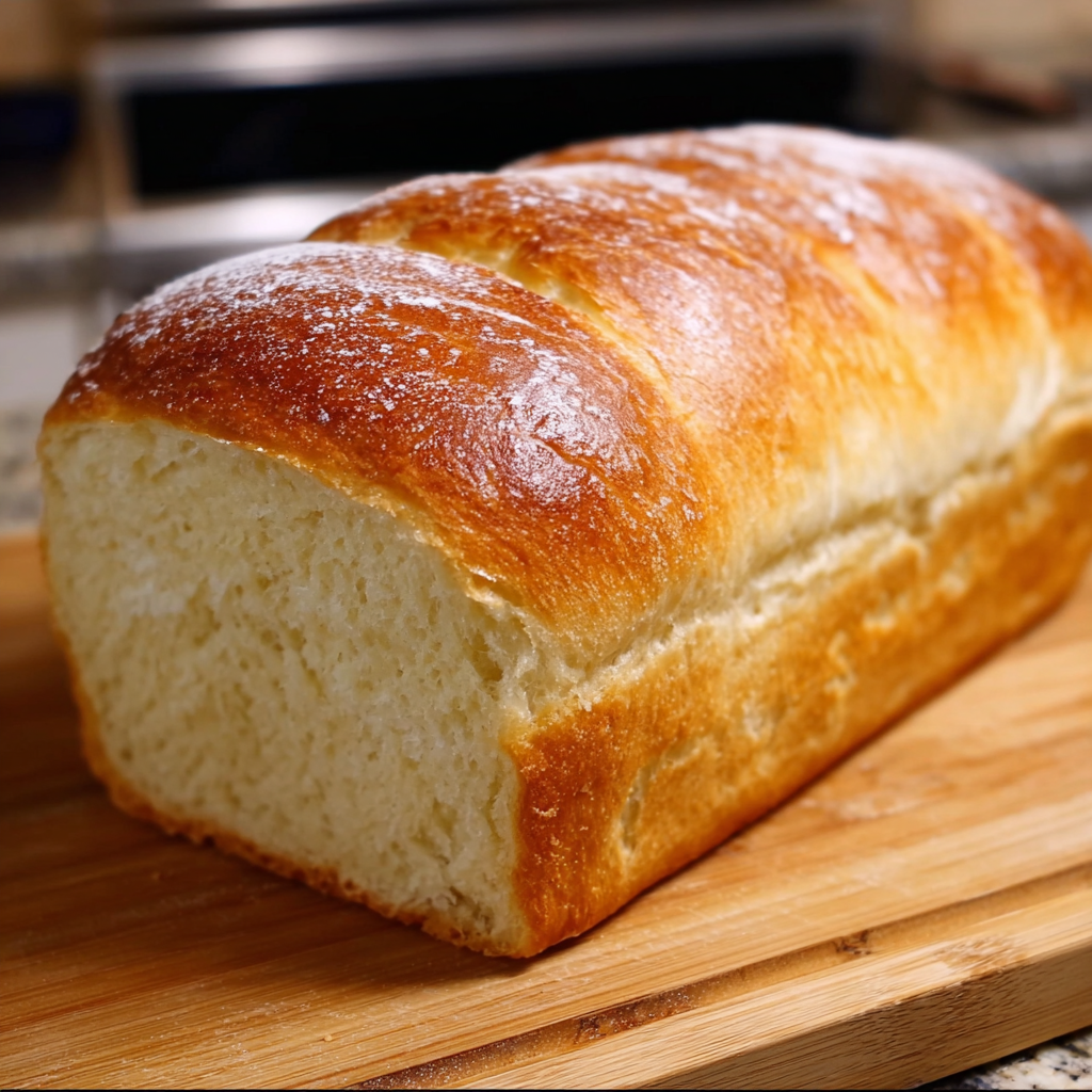 Fluffy Homemade Bread Loaf